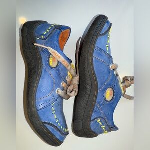 TMA | Shoes | Tma Eyes Time Original Blue Leather Walking Shoes Sz 65 ...